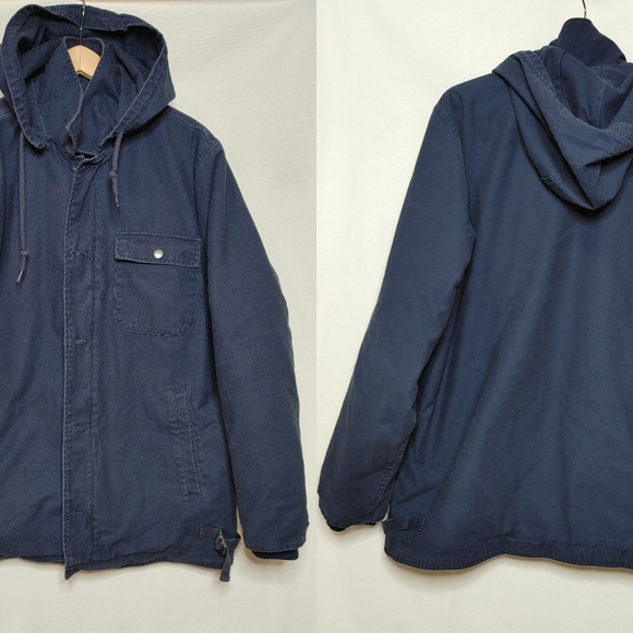 Brixton | Jackets & Coats | Brixton Taylor Ii Jacket Navy Blue Military ...